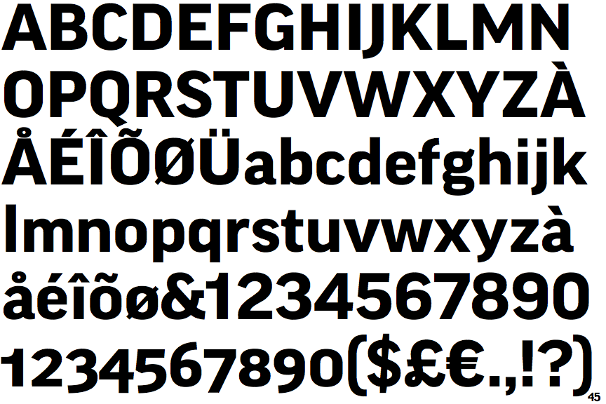 Identifont - FF Good Wide Bold