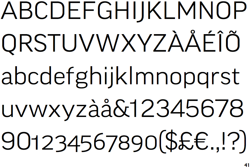 Identifont - FF Good Wide Light