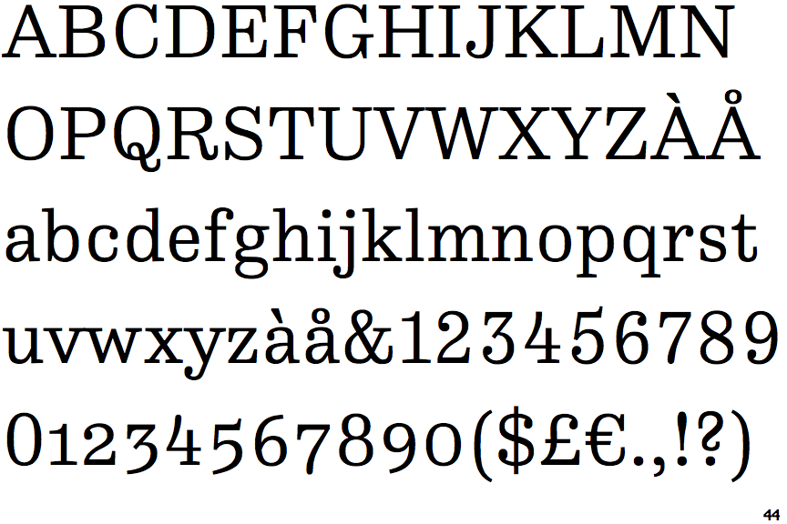 Identifont - FF Hertz Light