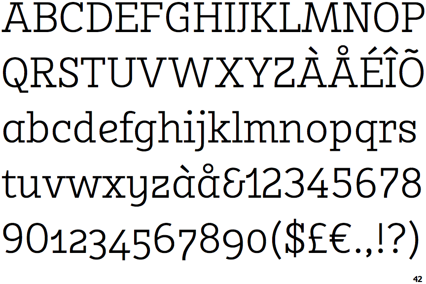 Identifont - FF Karbid Slab Light