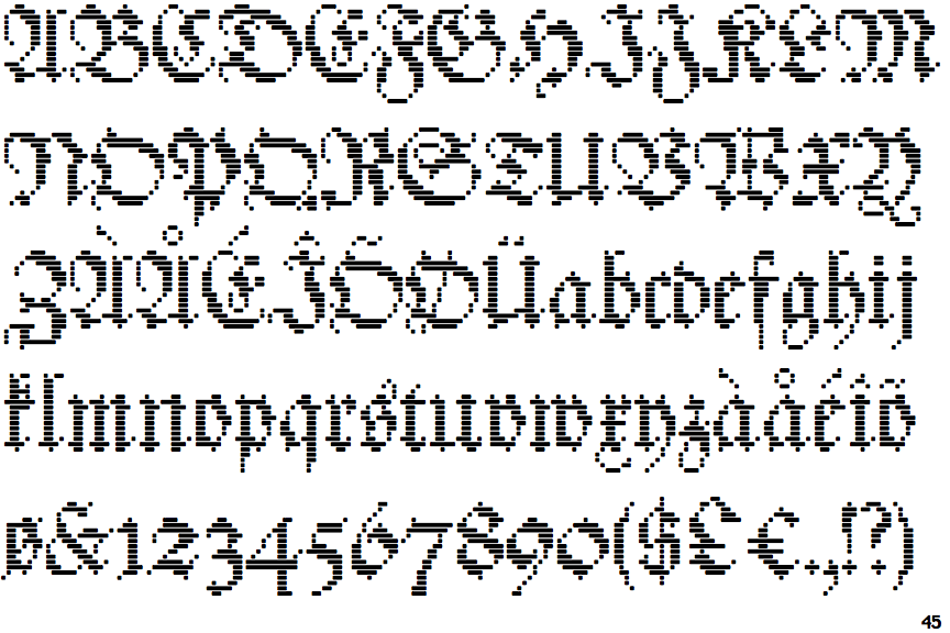 Identifont - FF Karo Line