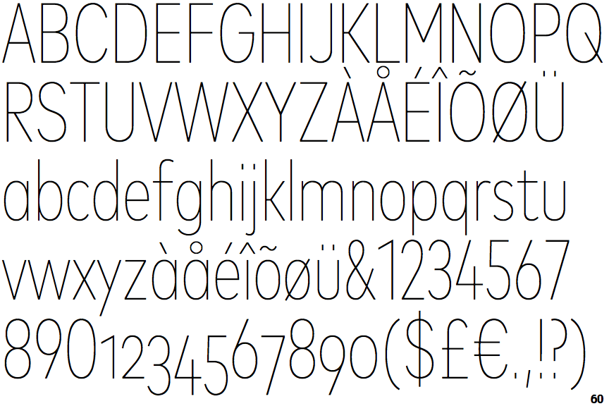 Identifont - FF Mark Condensed Thin