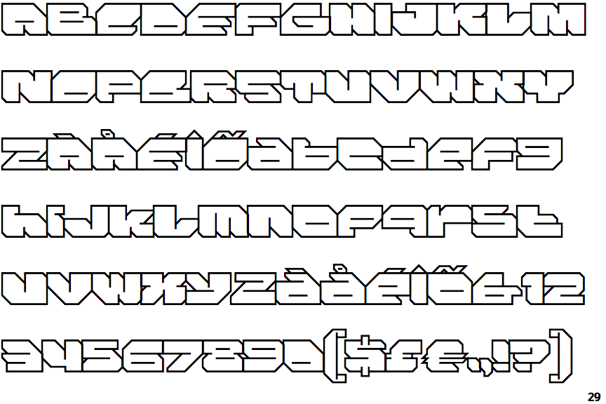 Identifont - FF Massive 2 Line