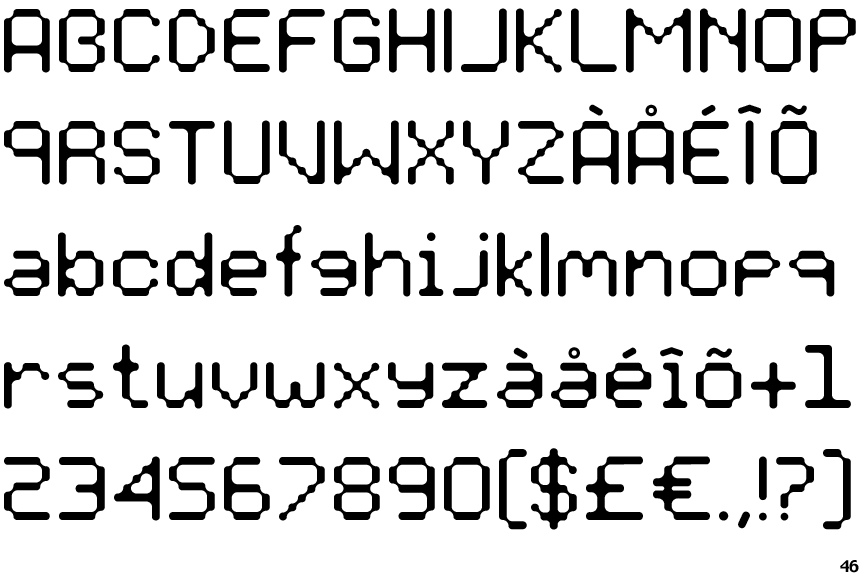 Identifont - Bloxed Rounded
