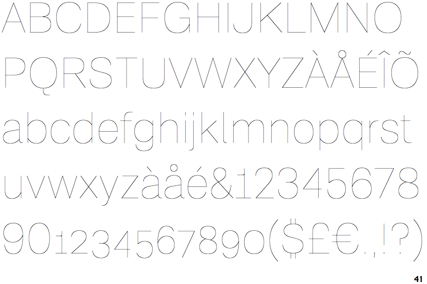 Identifont - Case Text Hairline