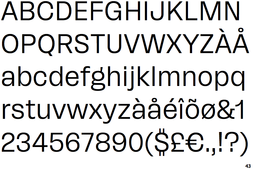 Identifont - Push Light