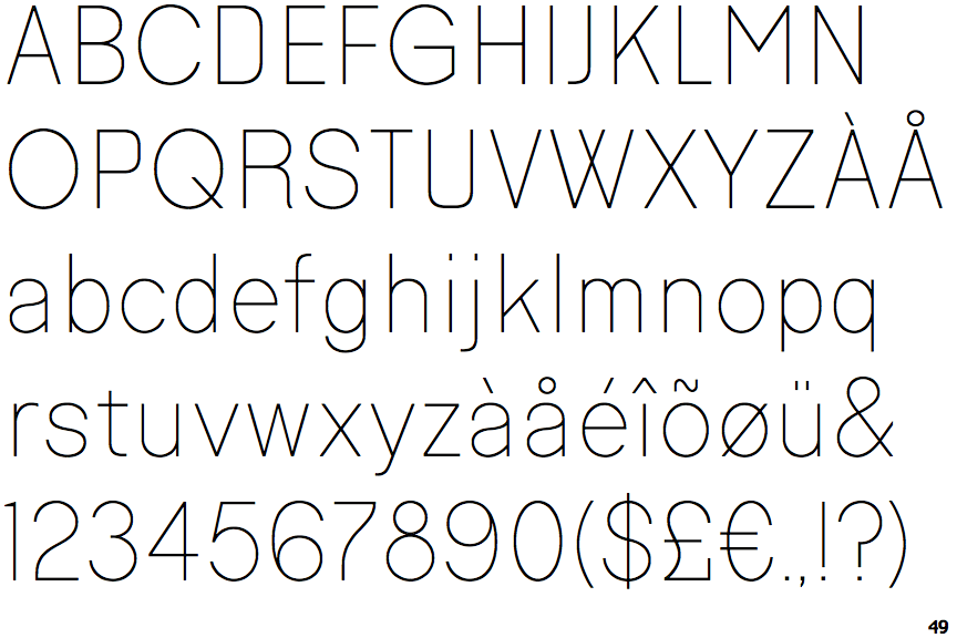 Identifont - Malamocco Thin