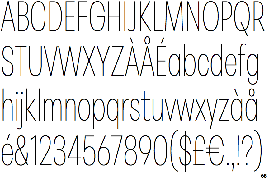 Identifont - Peridot Condensed Thin