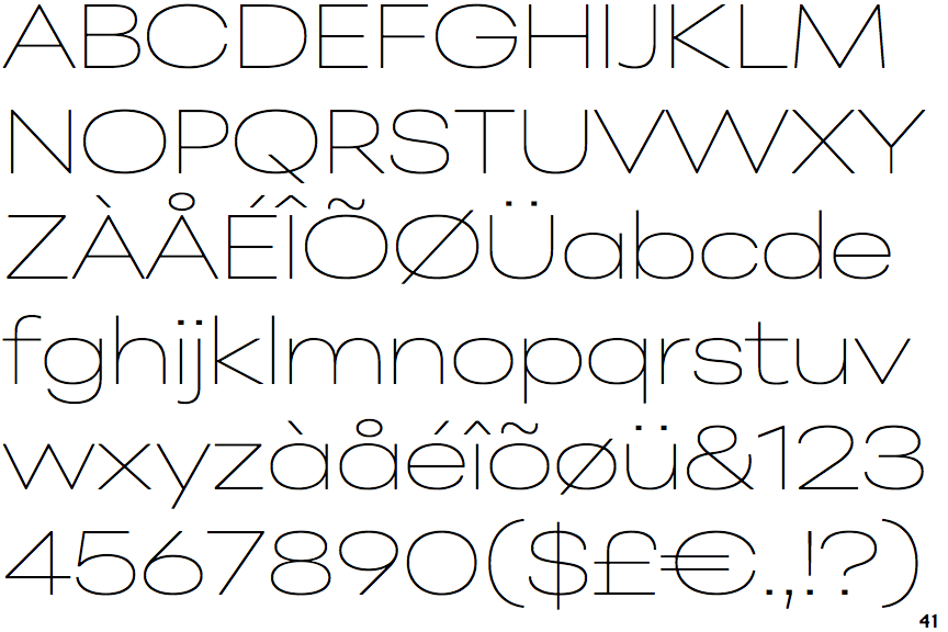 Identifont - Peridot Extended Thin