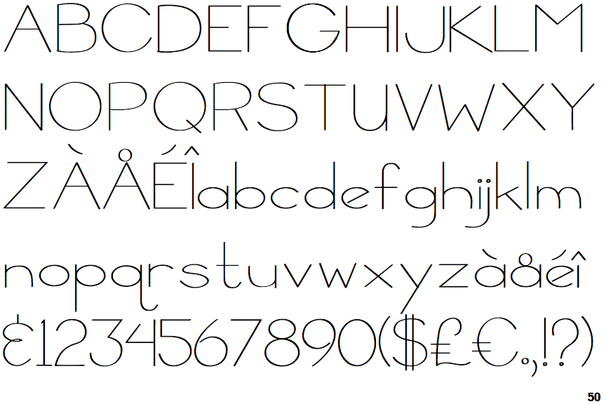 Identifont - Basic Bits Light
