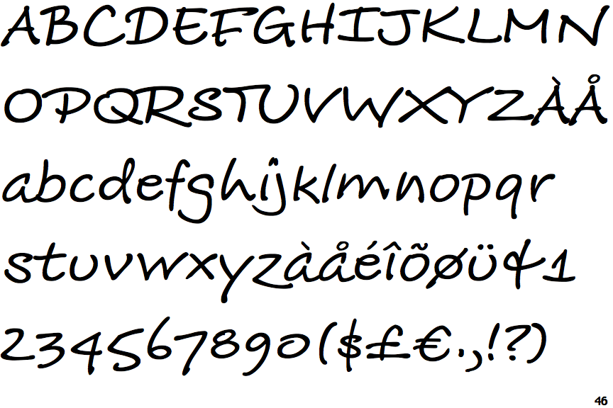 Identifont - Mohawcs Note