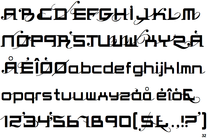 Identifont - Fake Deco Extra Bold