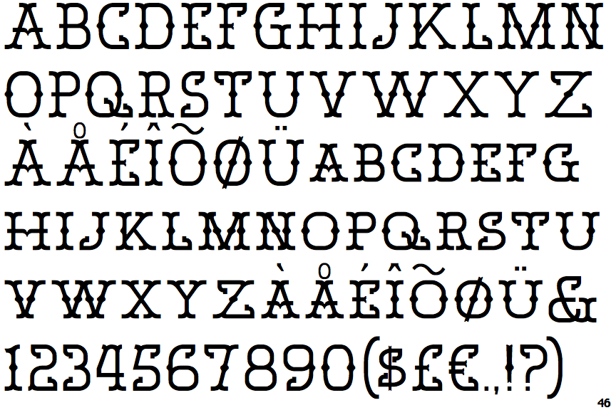 Identifont - Bamberforth