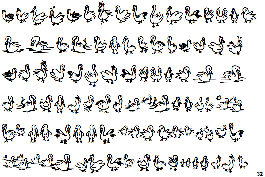 Identifont - Doodlebirds