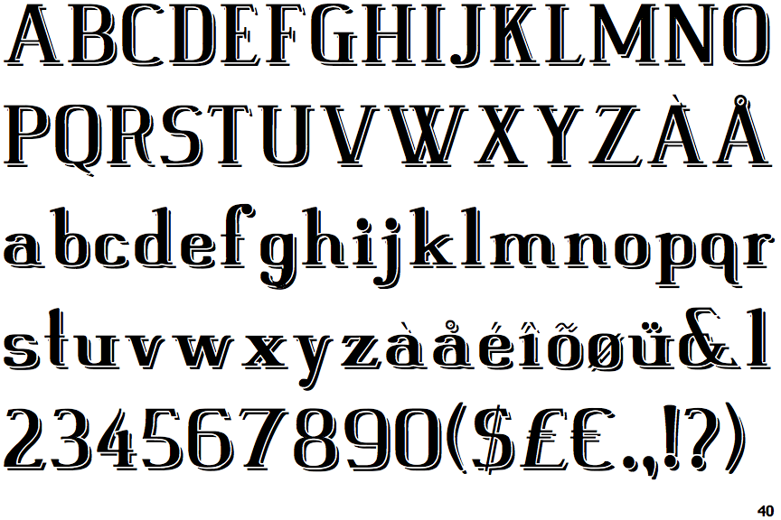 Identifont - Fleete Shadowed