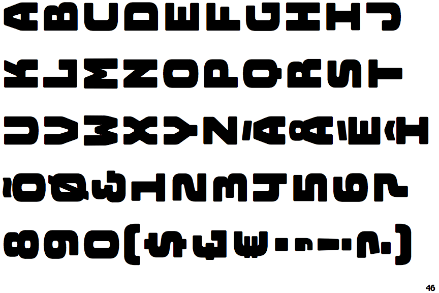 Identifont - Bungee Layers Rotated
