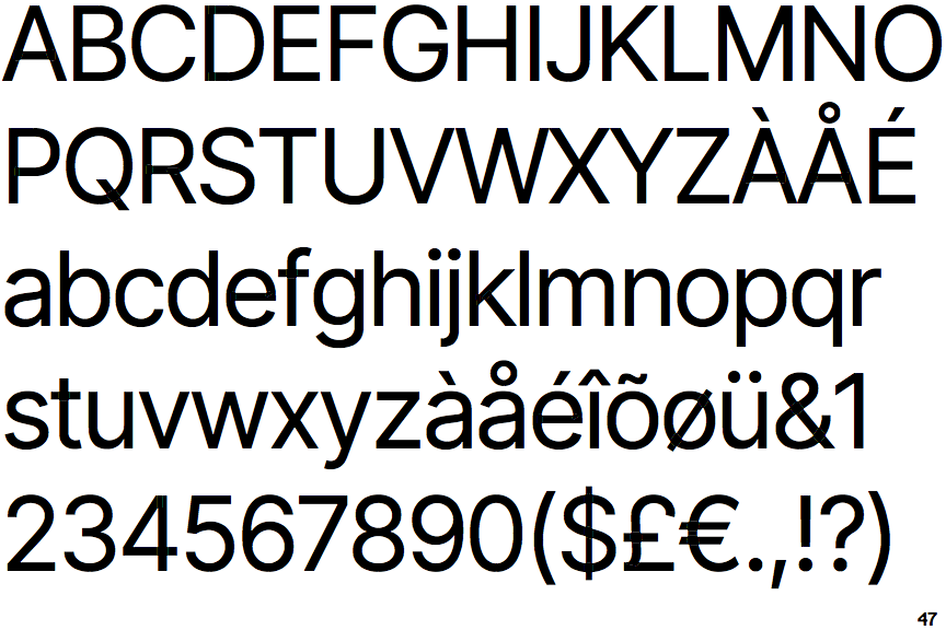 Identifont - Inter Tight