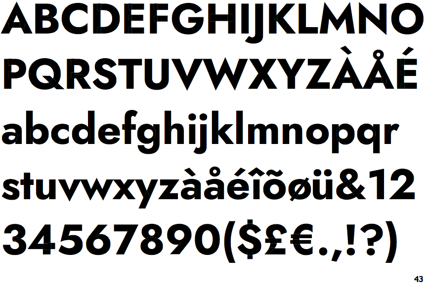 Identifont - Jost Bold