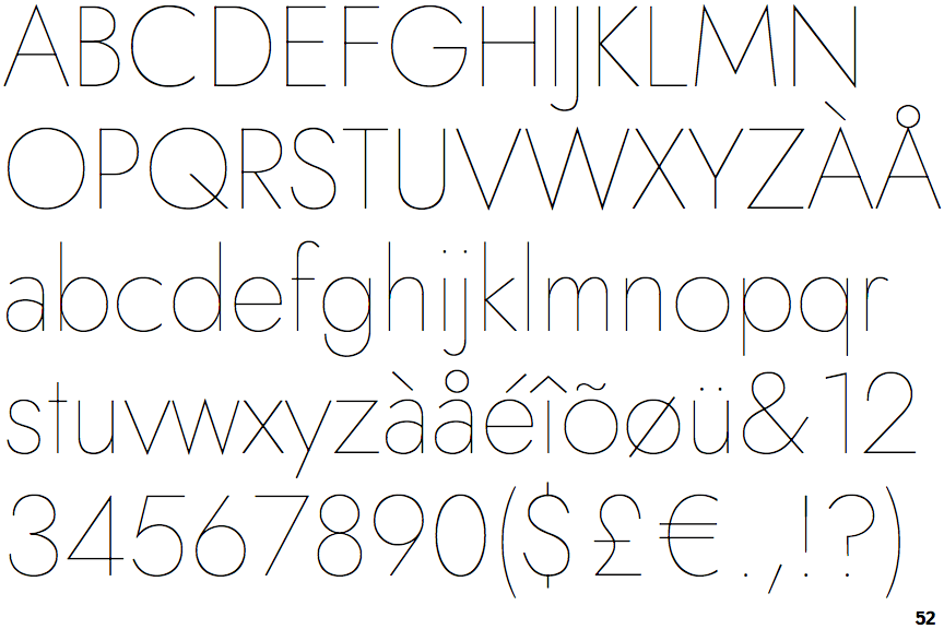 Identifont - Jost Thin