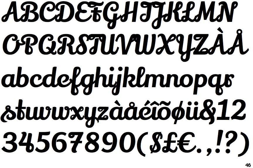Identifont - Lily Script One