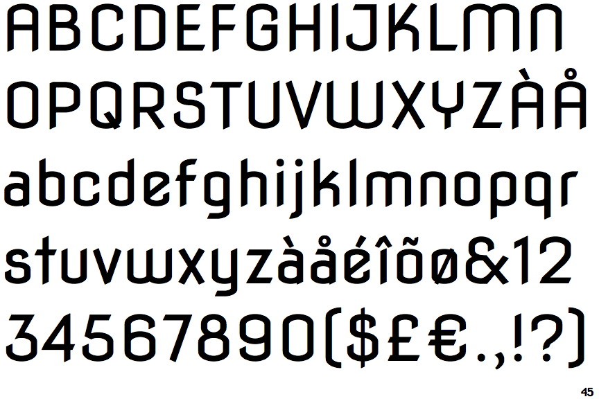 Identifont - Nova Flat