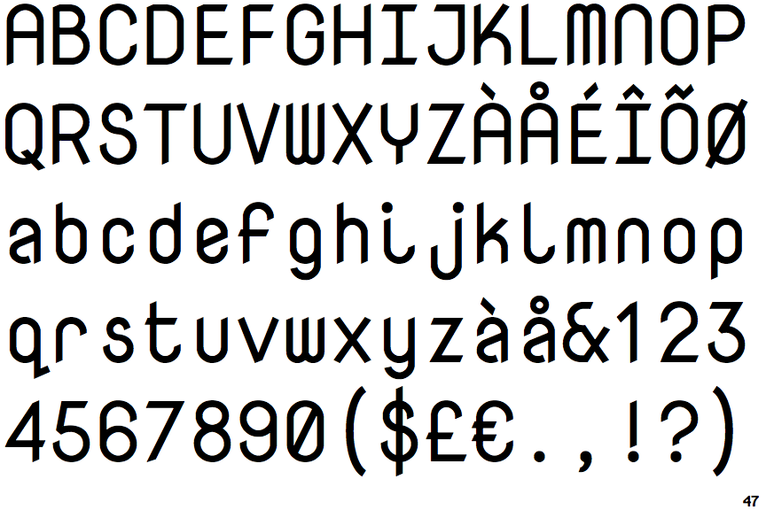 Identifont - Nova Mono