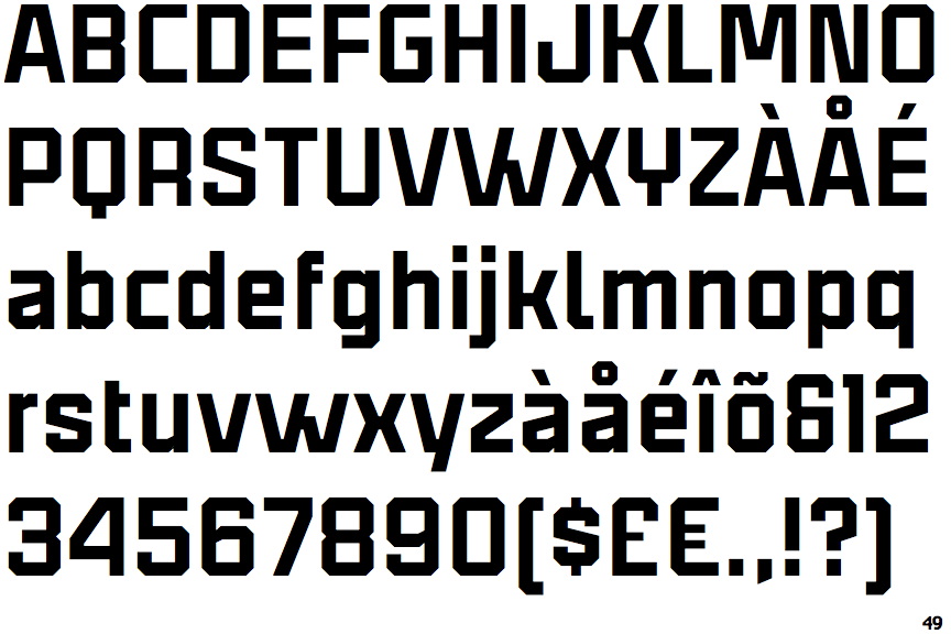 Identifont - Binaria Black