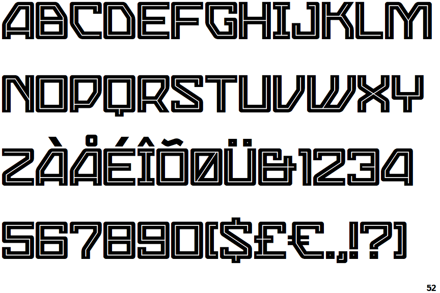 Identifont - Eslava Inline