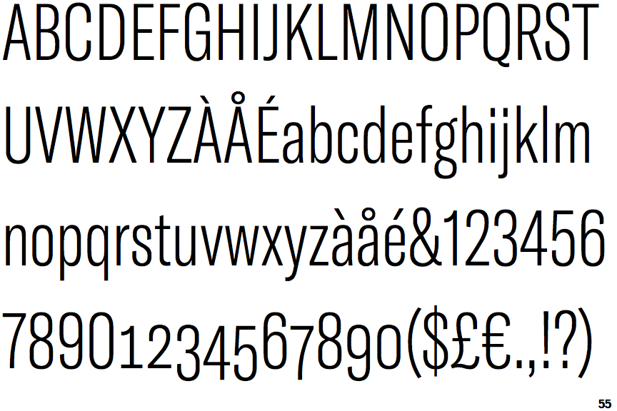 Identifont - GT America Compressed Thin