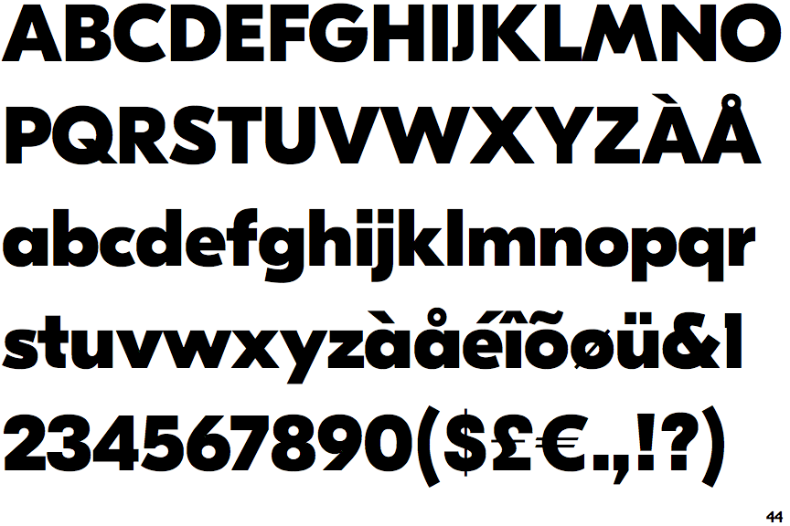 Identifont - GT Eesti Display Ultra Bold