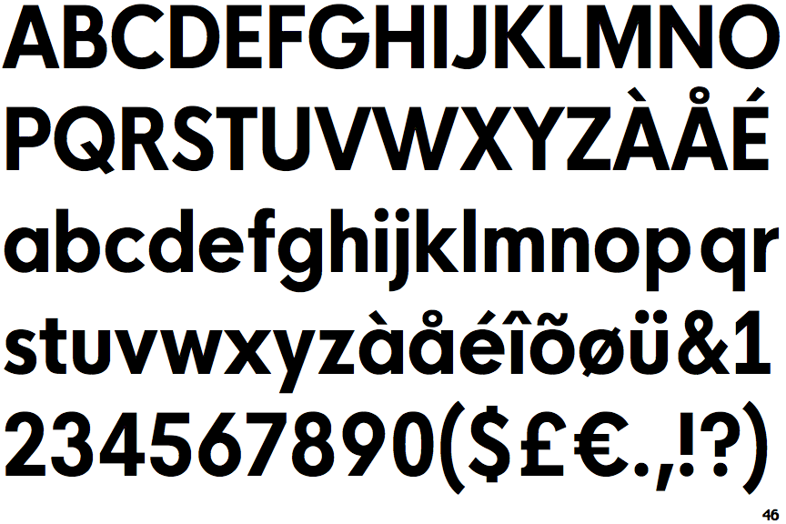 Identifont - HK Nova Bold Narrow