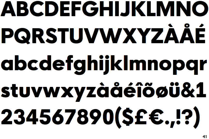 Identifont - HK Nova Heavy Rounded
