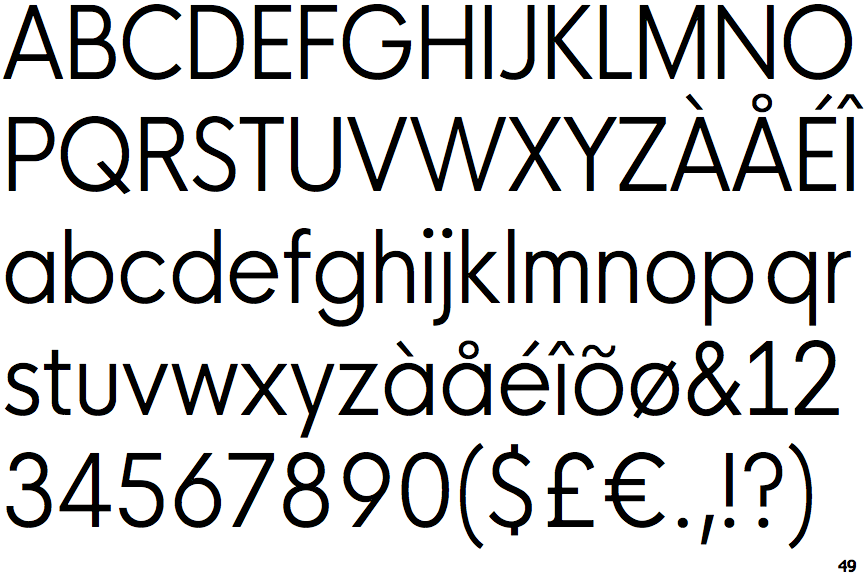 Identifont - HK Nova Light Narrow