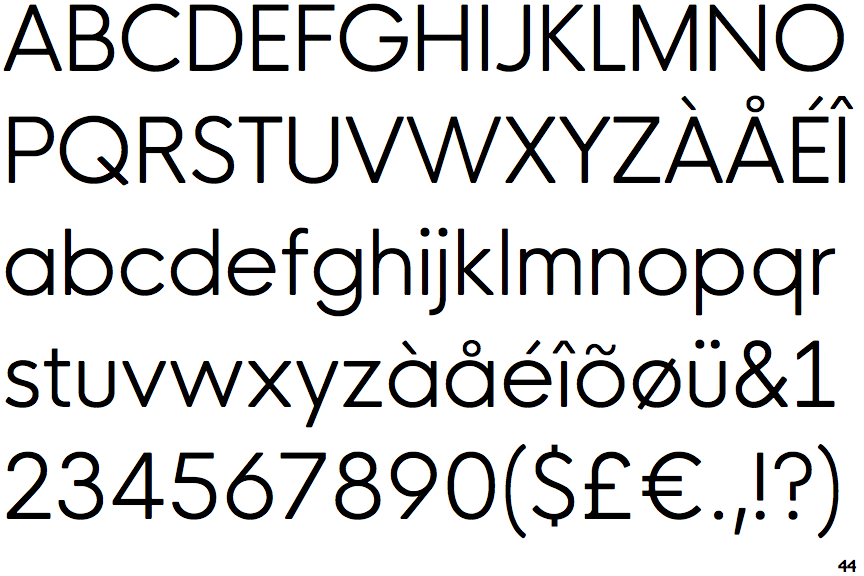 Identifont - HK Nova Light Rounded
