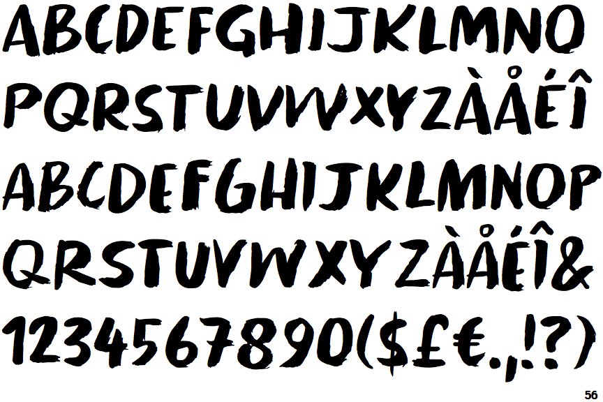 Identifont - Black Molasses