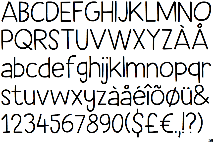 Identifont - Caffe Lungo Light