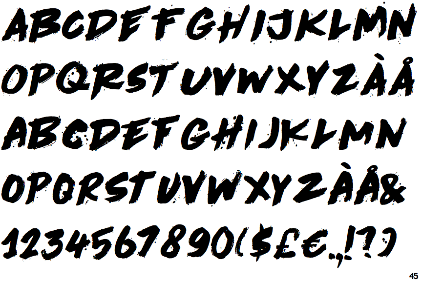 Identifont - Cry Wolf