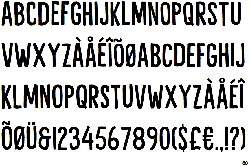 Identifont - Liquid Amber