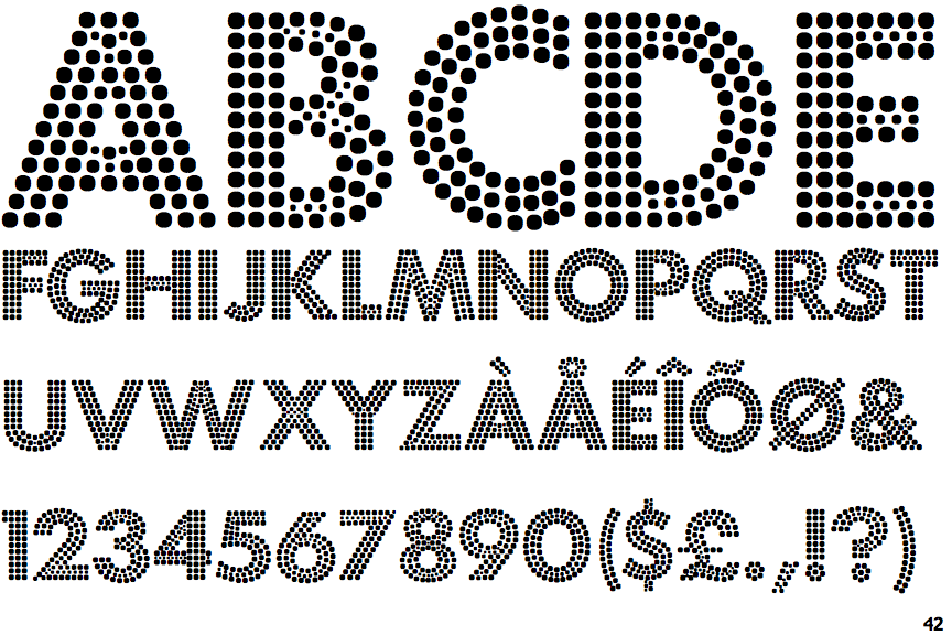 Identifont - Fortuna Dot