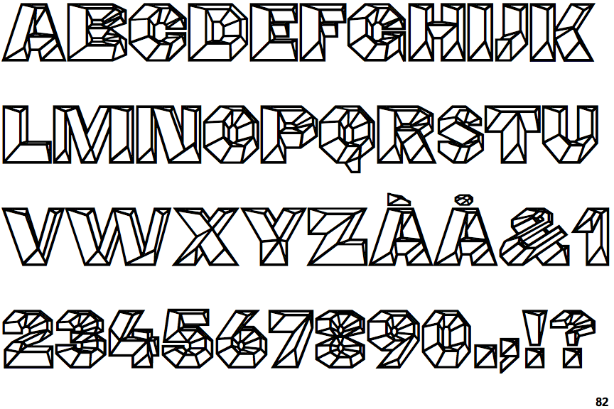 Identifont - Octagon Variable HROT30VROT30
