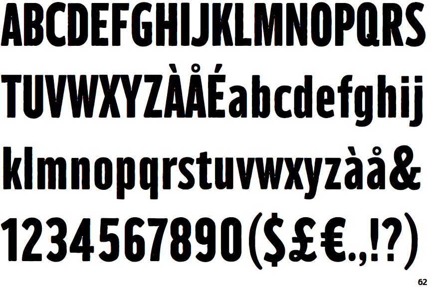 Identifont - Larrikin Medium Condensed Solid