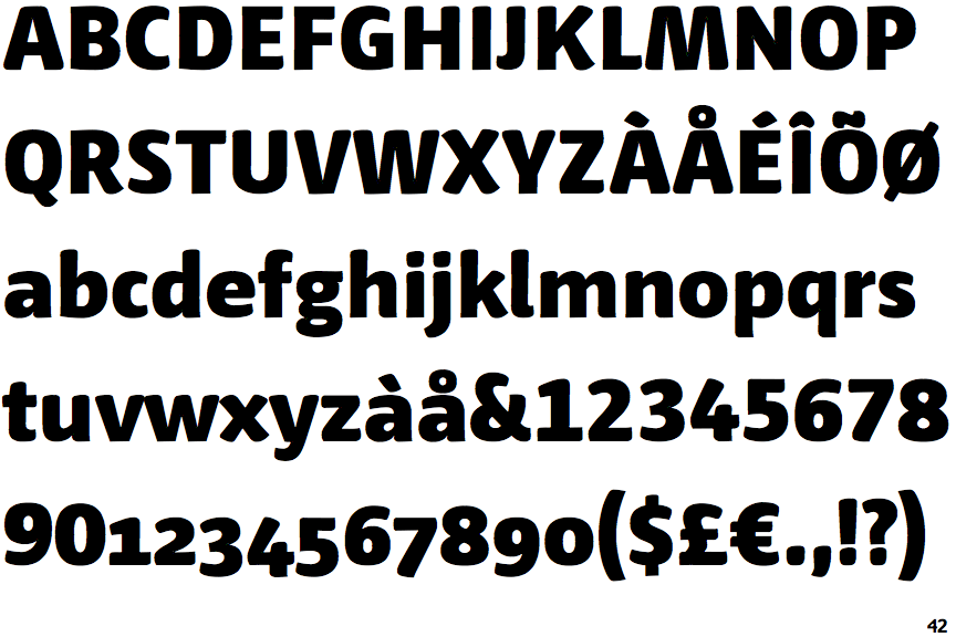 Identifont - Haptic Black