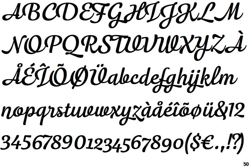 Identifont - Haptic Script