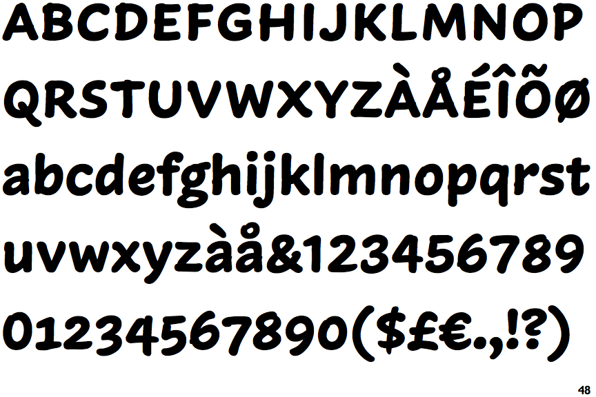 Identifont - Inkwell Sans Black
