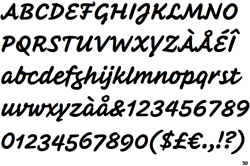 Identifont - Inkwell Script Bold