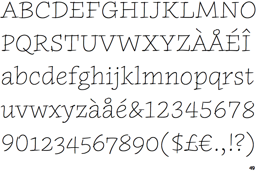 Identifont - Inkwell Serif Thin