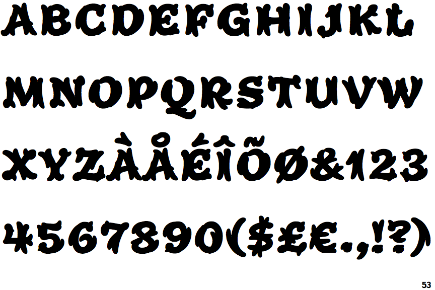 Identifont - Inkwell Tuscan Black