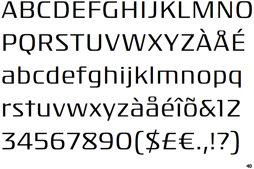 Identifont - Isotope Light