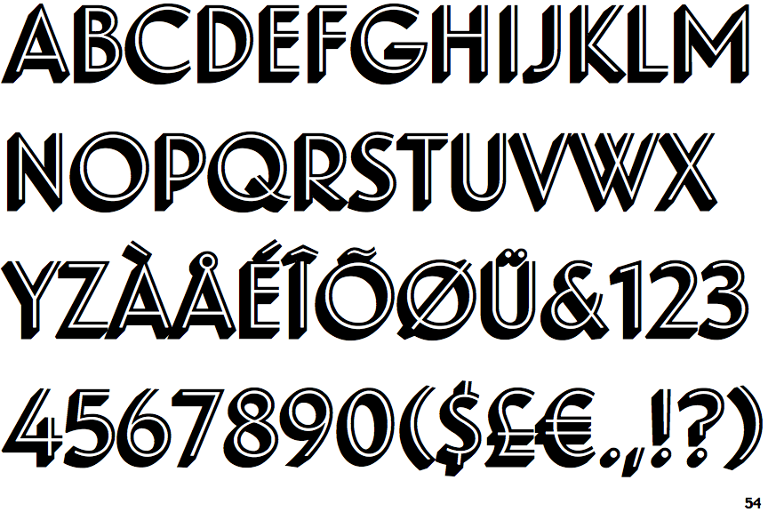 Identifont - Landmark Dimensional