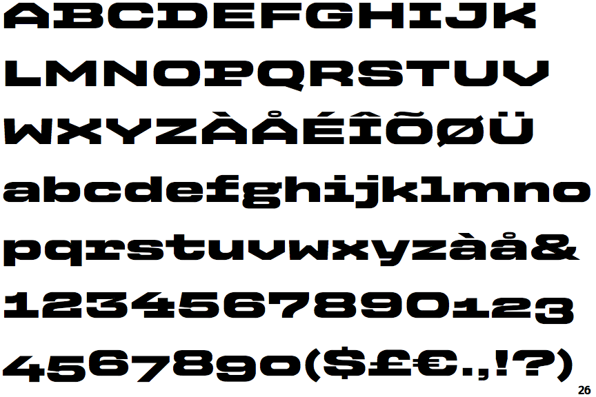 Identifont - Hurme FIN 1b Expanded Bold